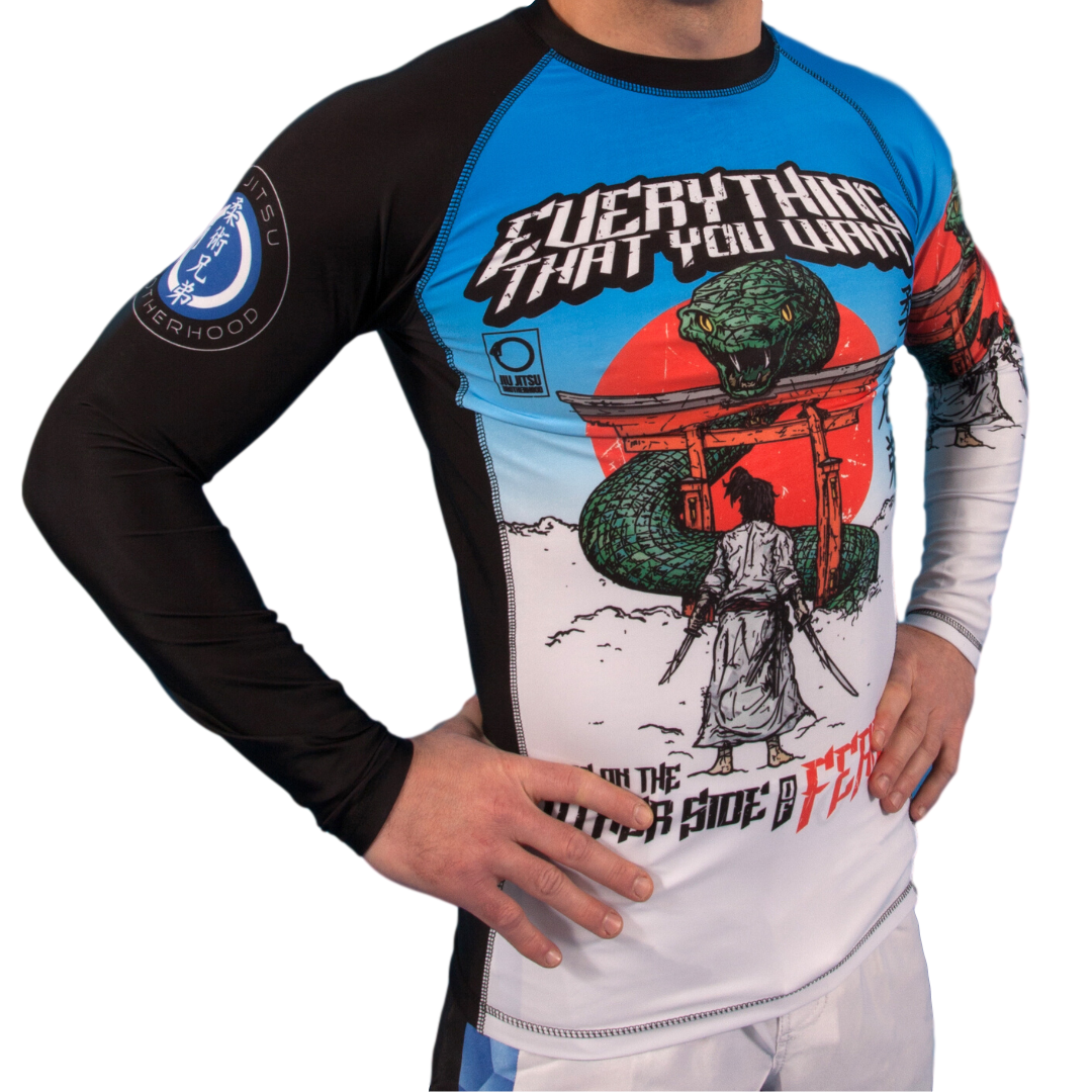 BJJ Rashguards - 'Face Your Fears' | The Jiu Jitsu Brotherhood